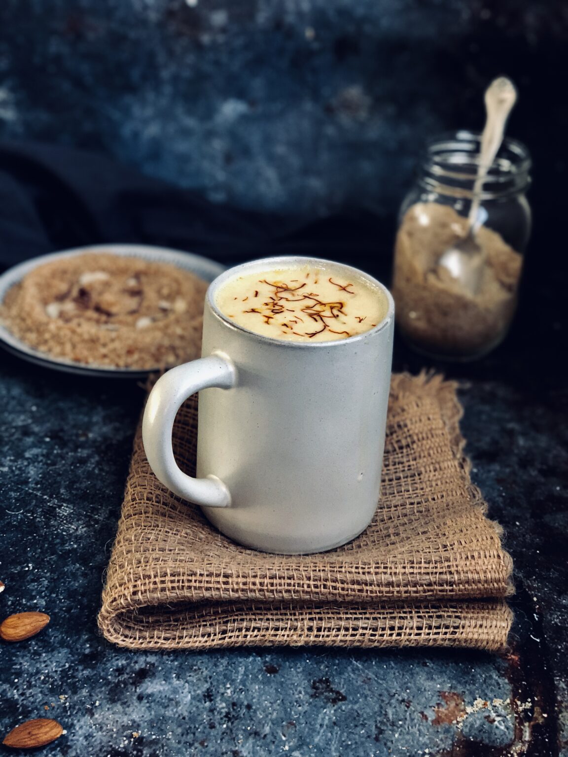 Instant Badam Milk Powder (Indian Styled Spiced Almond Milk Powder ...