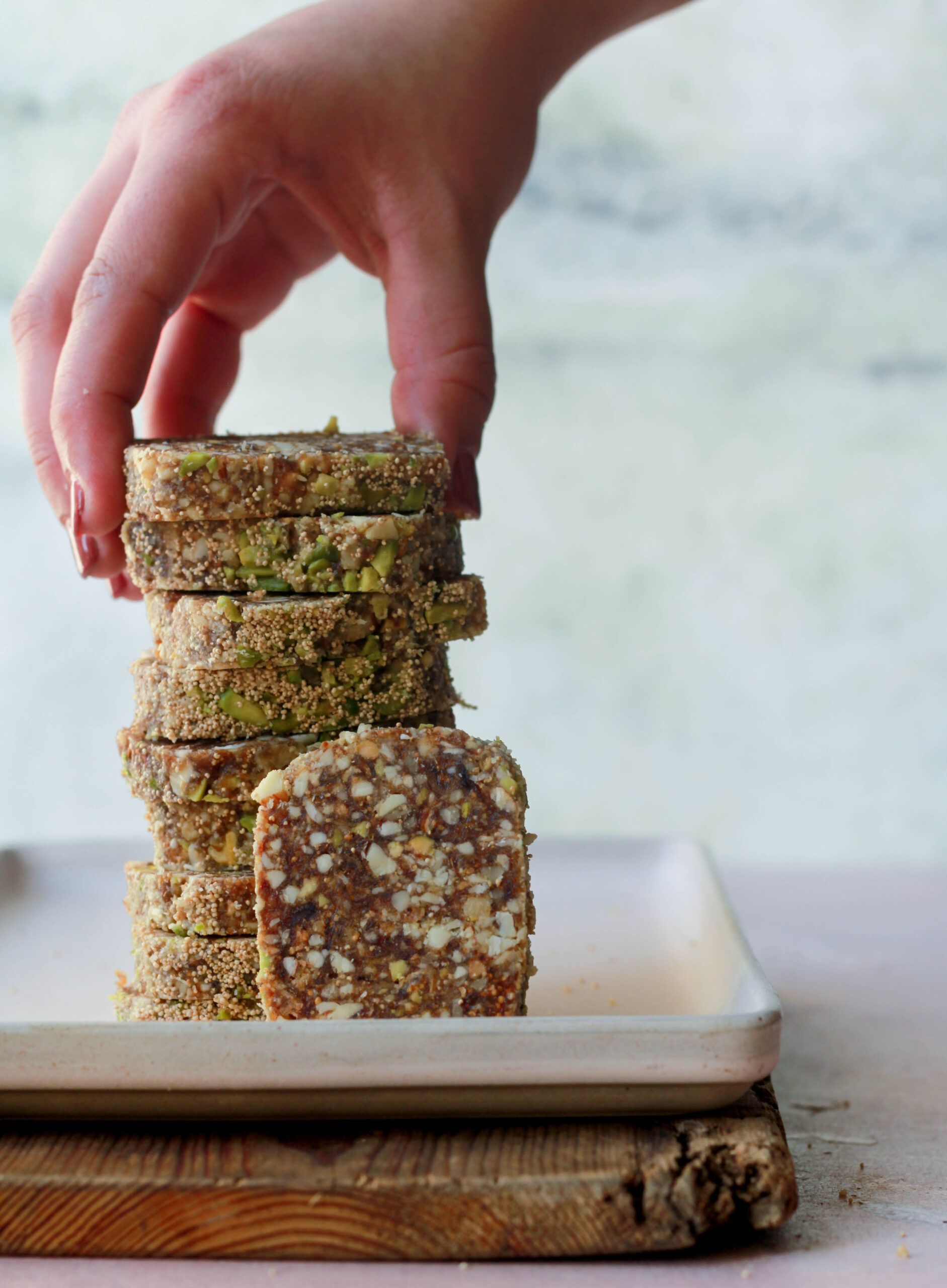 Dates & Figs Nuts Burfi | Dates & Figs Nuts Energy Balls | Khajur ...