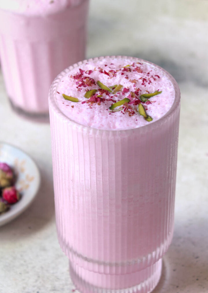 Rose Lassi - The Whisk Addict - Easy Recipes With A Kick Of Spice