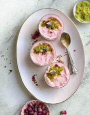 Rose Gulkand Shrikhand Cups - The Whisk Addict - Easy Recipes With A ...