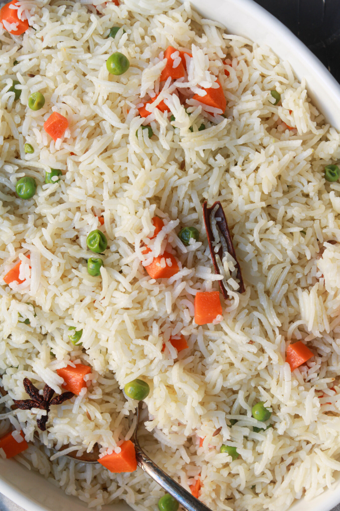 Carrots and Peas Pulao | Matar Pulao - The Whisk Addict - Easy Recipes ...