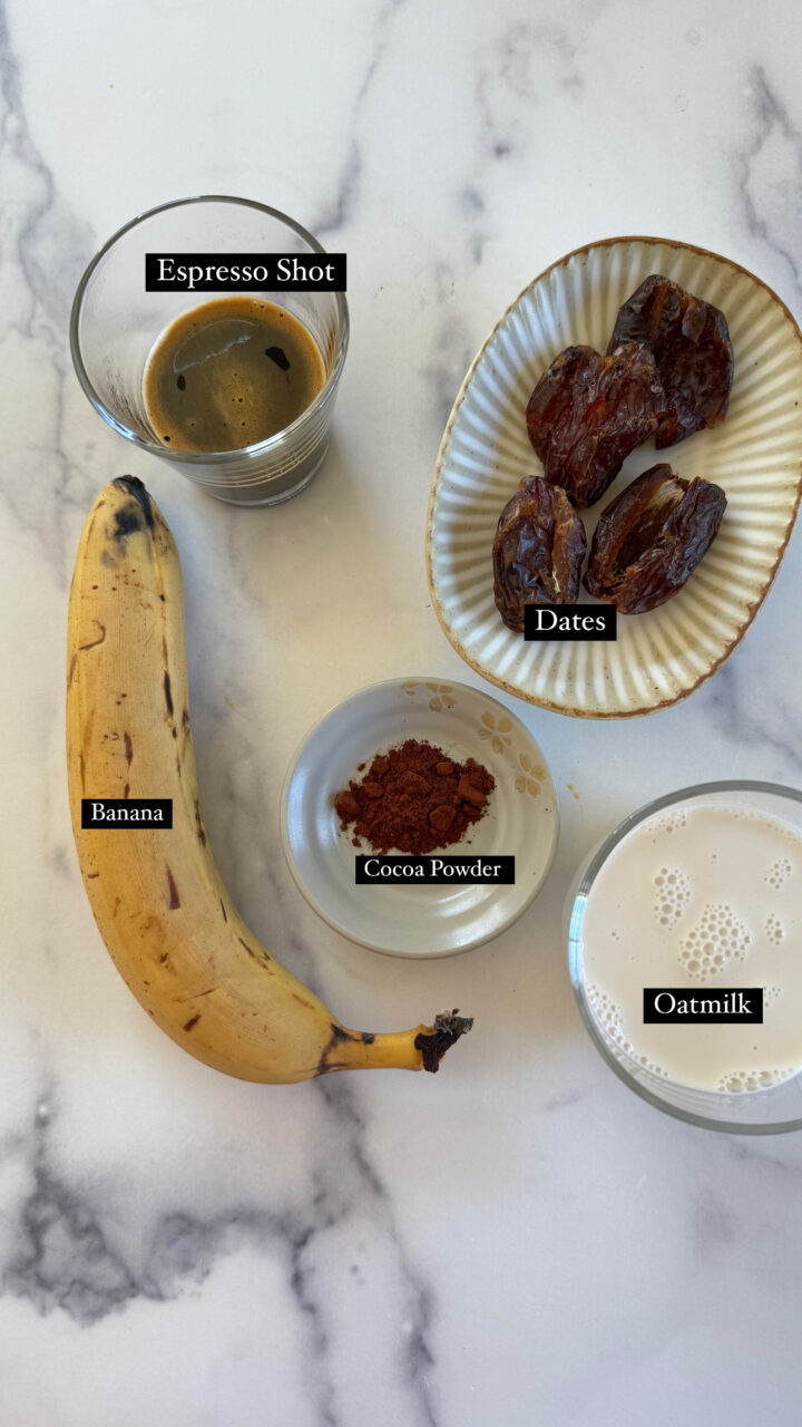 Mocha Banana Date Latte - The Whisk Addict - Easy Recipes With A Kick ...