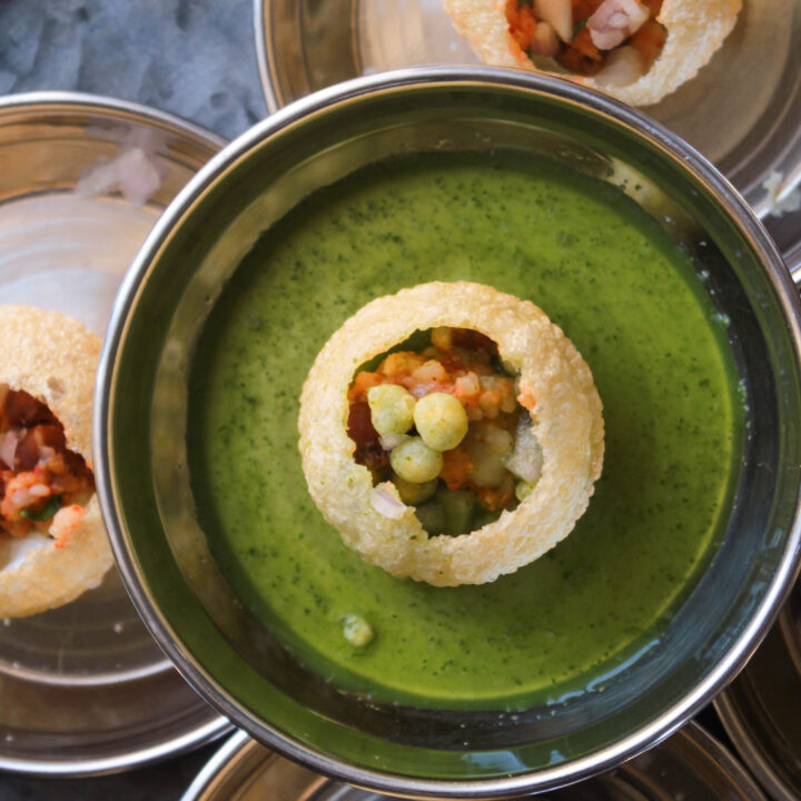 Aam Panna Pani Puri - The Whisk Addict - Easy Recipes With A Kick Of Spice