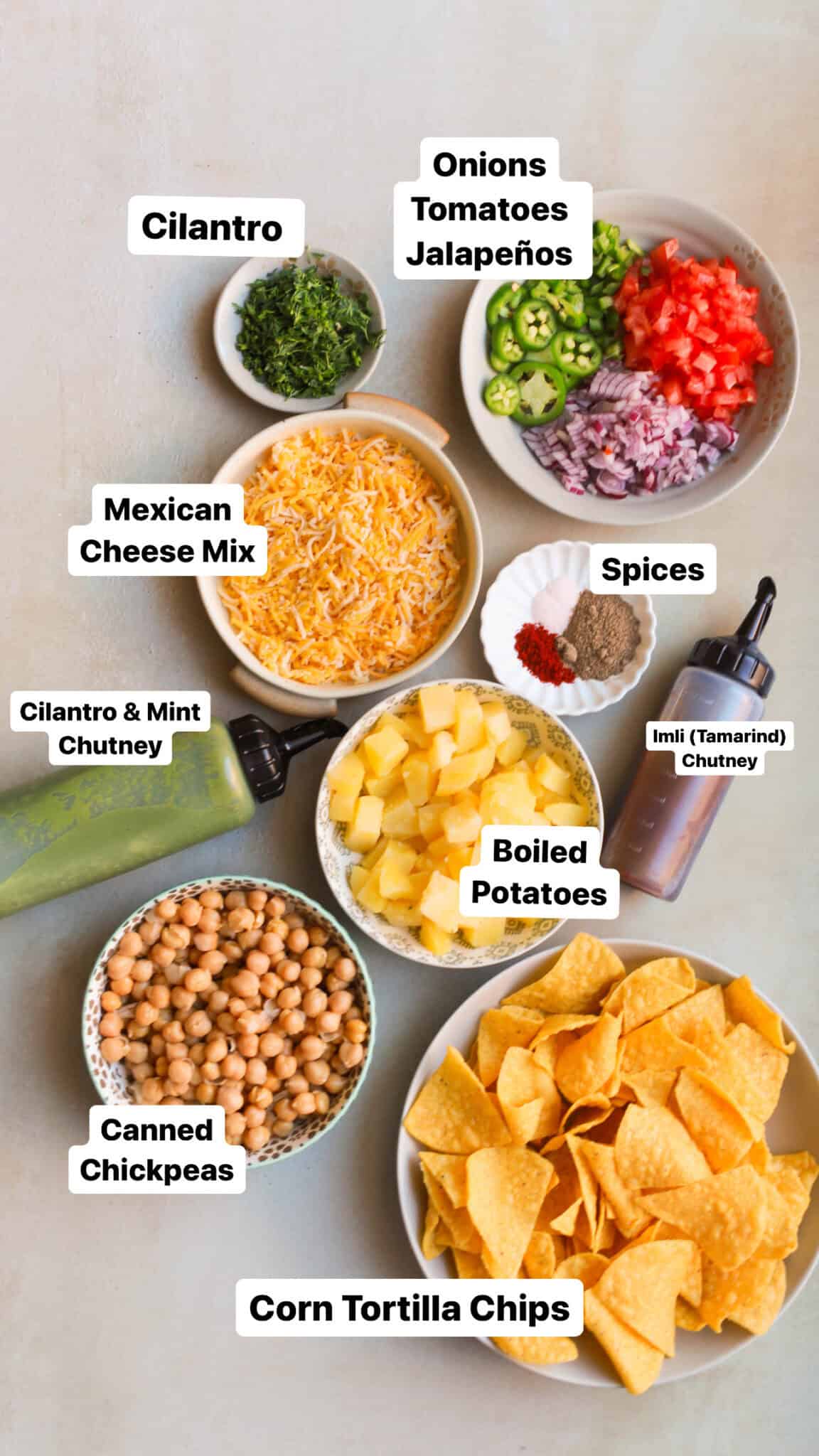 Indian Cheesy Nachos Chaat - The Whisk Addict - Easy Recipes With A ...