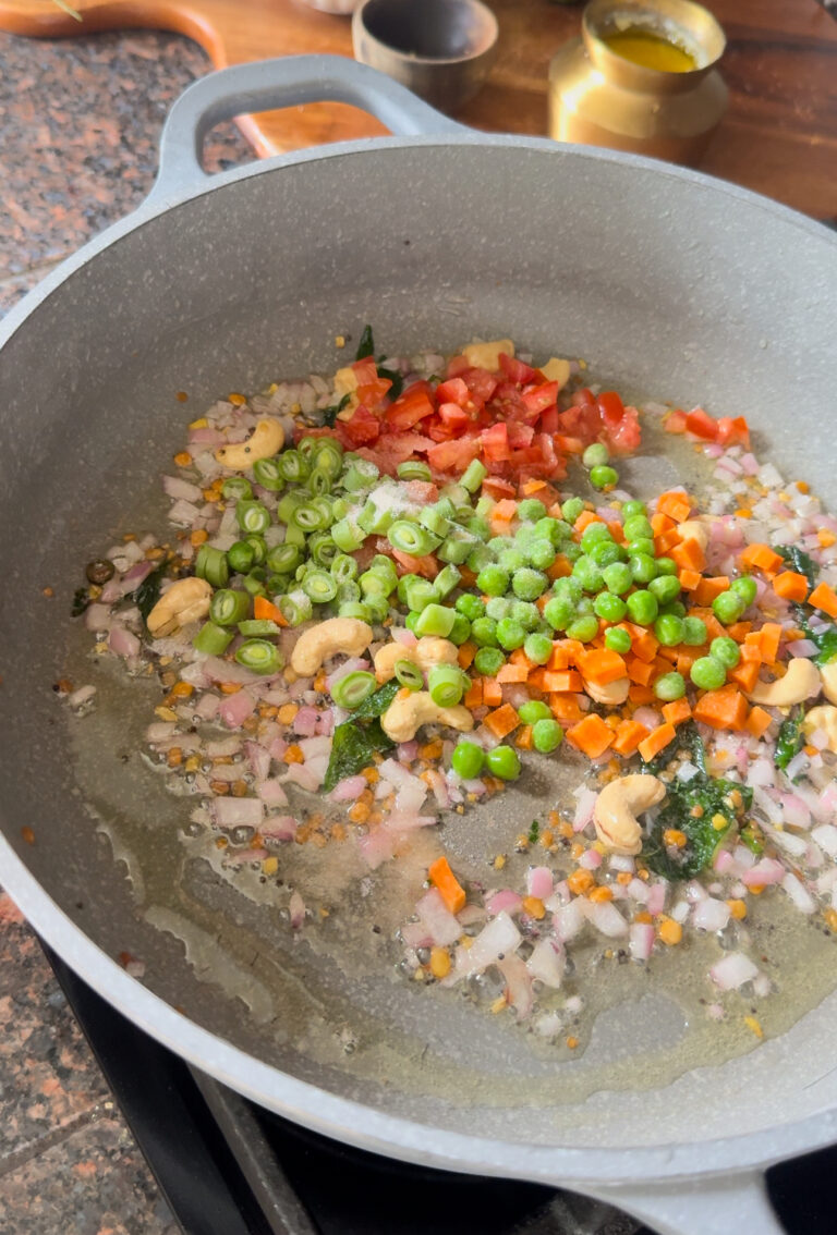 Vegetable Rava Upma - The Whisk Addict - Easy Recipes With A Kick Of Spice