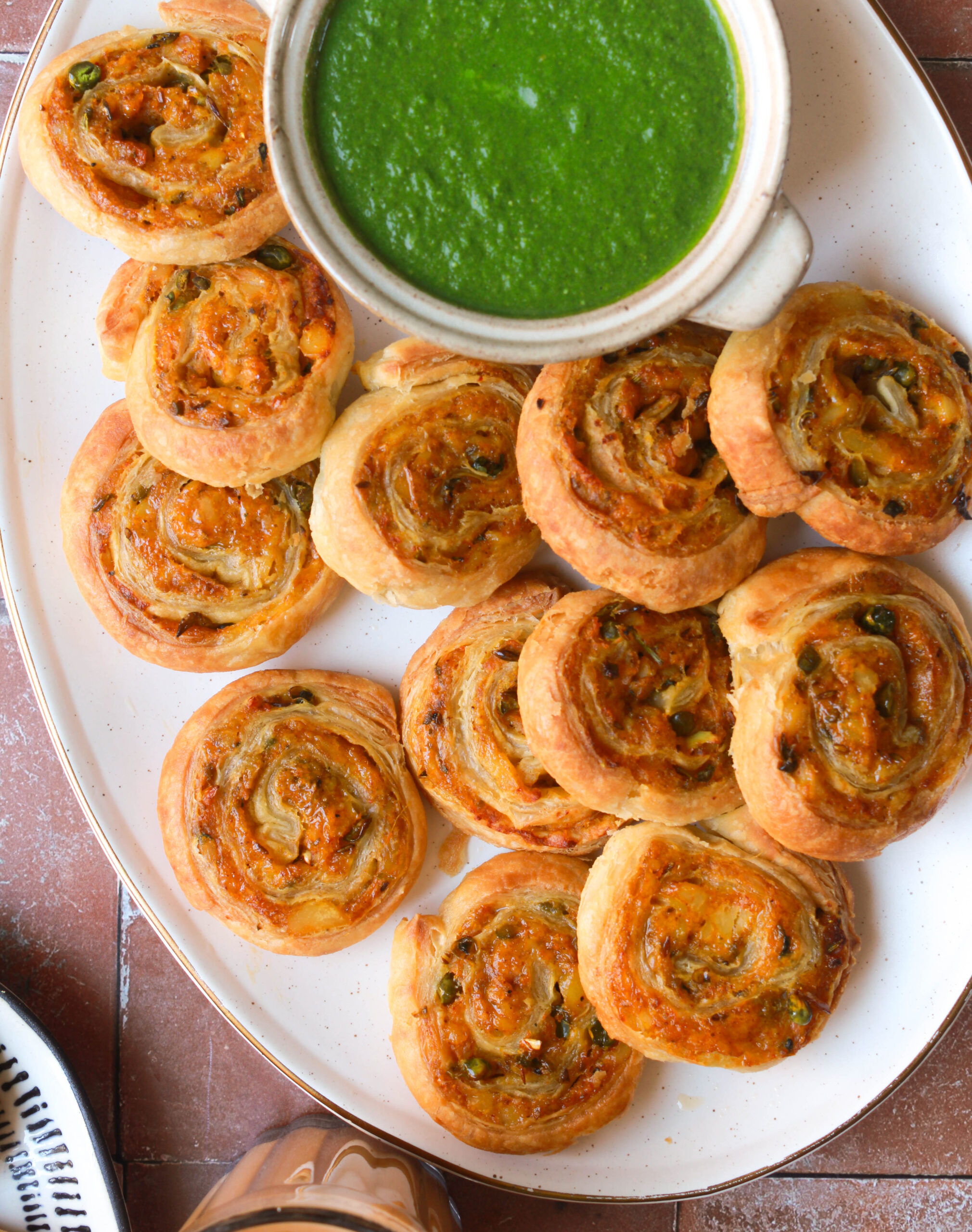 Samosa Pinwheels - The Whisk Addict - Easy Recipes With A Kick Of Spice