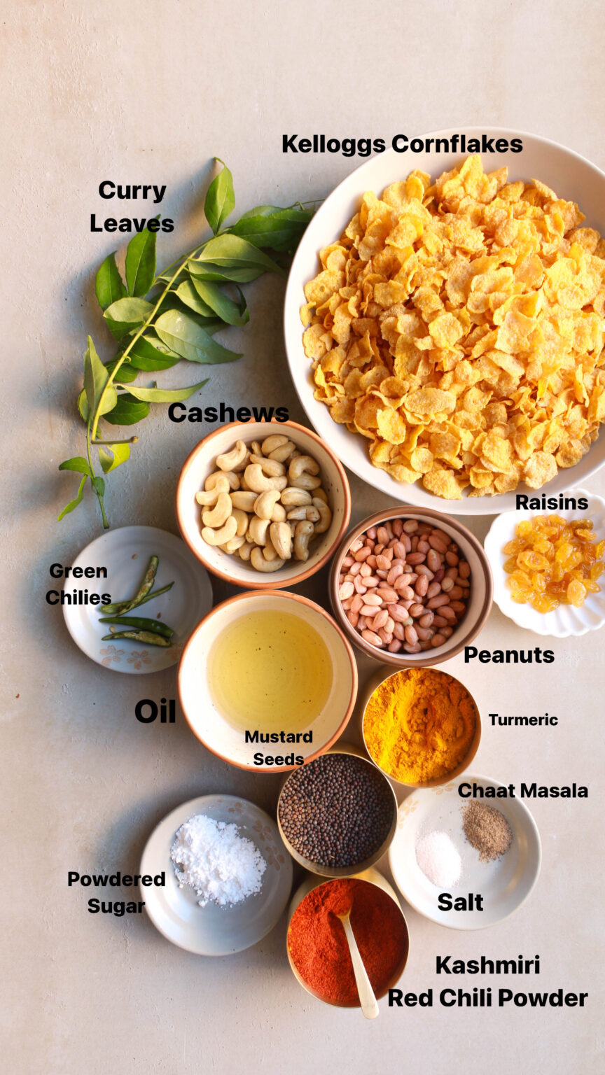 Easy Cornflakes Chivda Recipe - The Whisk Addict - Easy Recipes With A ...