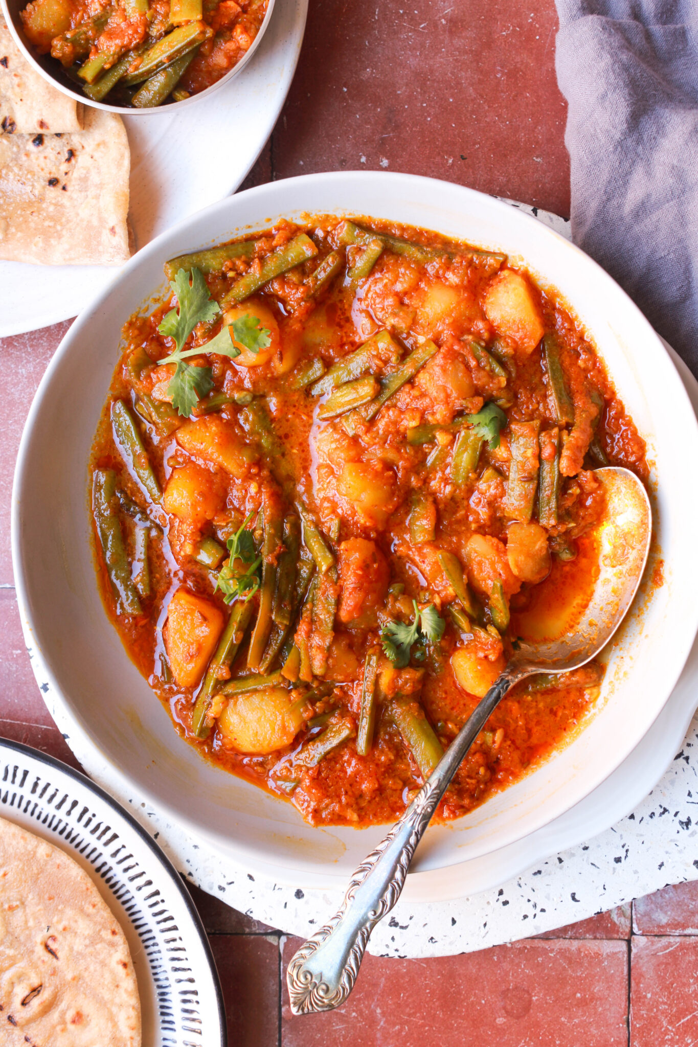 Guvar Bateta Nu Shaak - The Whisk Addict - Easy Recipes With A Kick Of ...