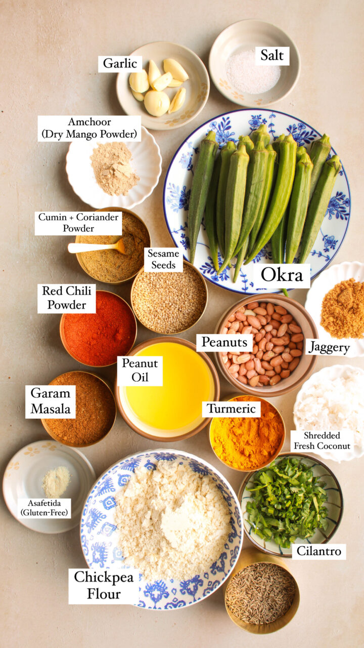 Bharwa Bhindi | Bharela Bhinda Nu Shaak - The Whisk Addict - Easy ...